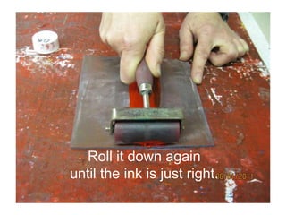 Lino print process | PPTX