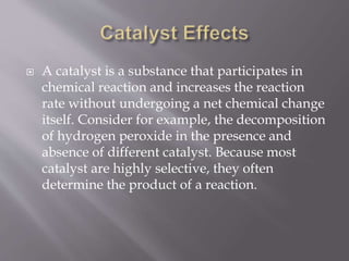 factors that affects the rate of reaction | PPTX