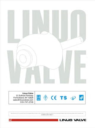 LINUO Valves Segment Ball Control Valve | PDF