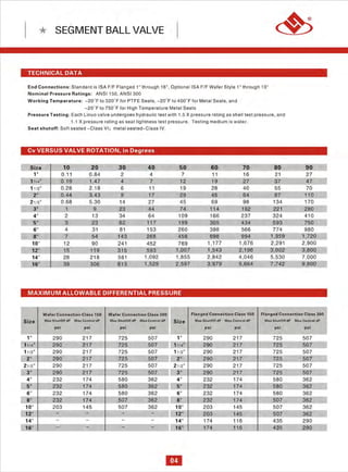 LINUO Valves Segment Ball Control Valve | PDF