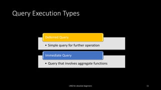 LINQ for absolute beginners | PPT