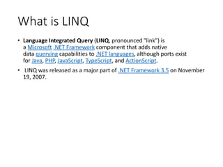 Linq | PPT