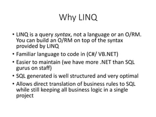 Linq | PPT