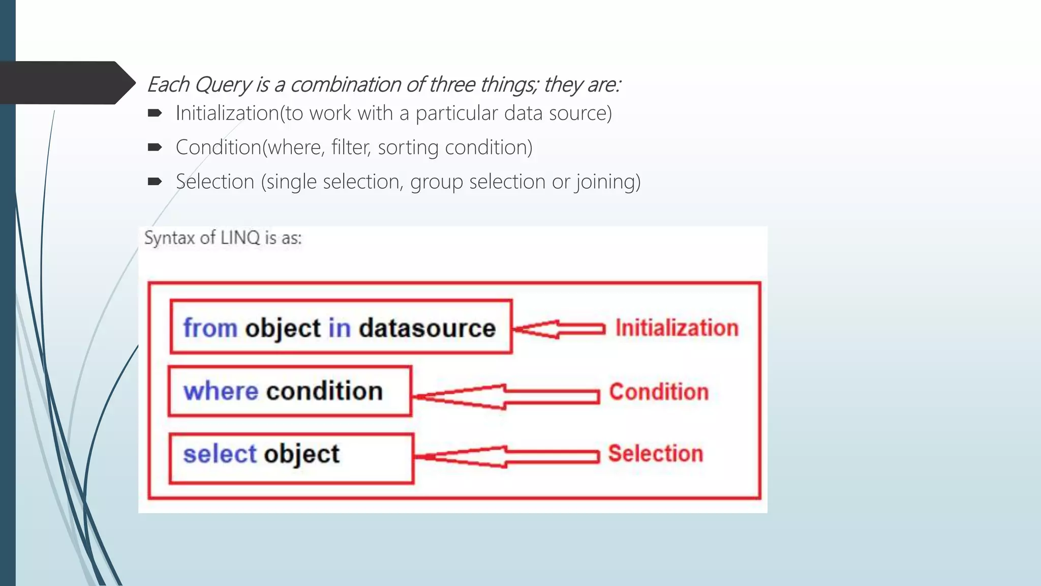 LINQ.pptx | Databases | Computer Software and Applications