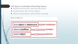 LINQ.pptx | Databases | Computer Software and Applications