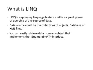 Linq architecture | PPT