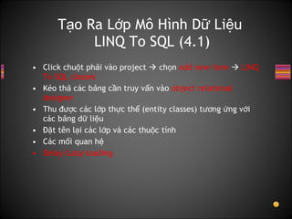 Linq To Sql | PPT