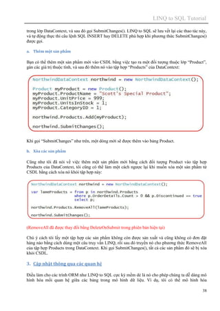 Linq to-sql-tutorial | PDF