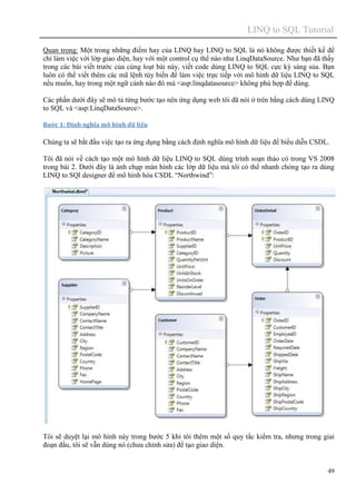 Linq to-sql-tutorial | PDF