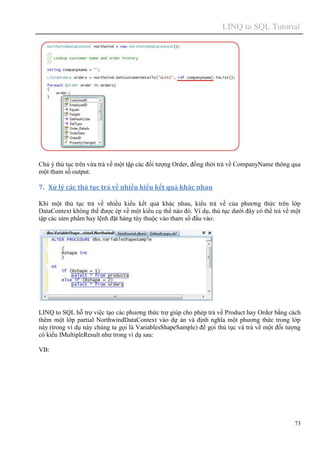 Linq to-sql-tutorial | PDF