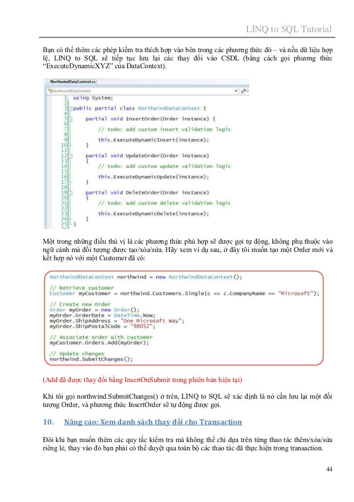 Linq to-sql-tutorial