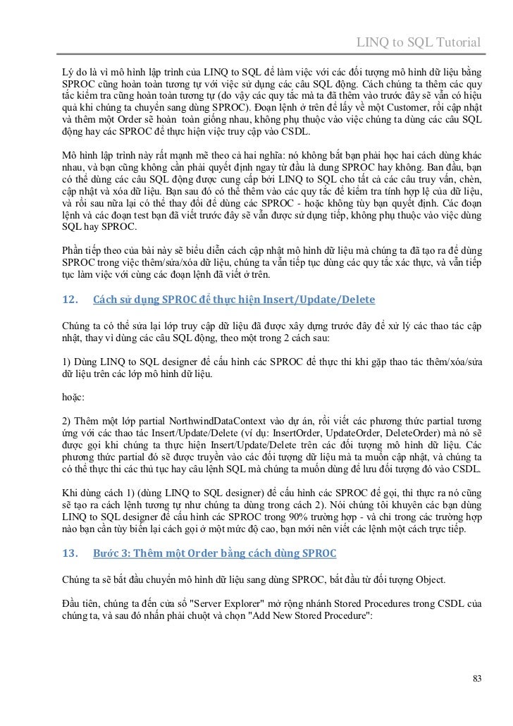 Linq to-sql-tutorial