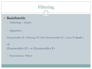 Linq inside out | PPTX | Databases | Computer Software and Applications