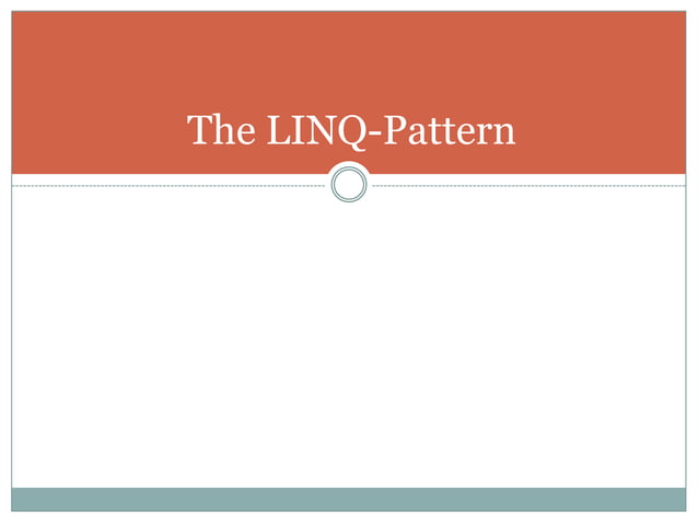 Linq inside out | PPTX | Databases | Computer Software and Applications