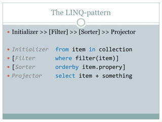 Linq inside out | PPTX | Databases | Computer Software and Applications