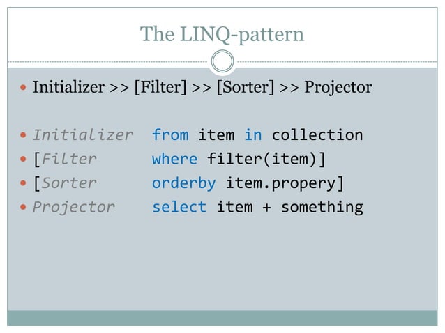 Linq inside out | PPTX | Databases | Computer Software and Applications