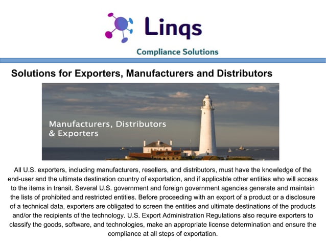 Export Compliance | PPT