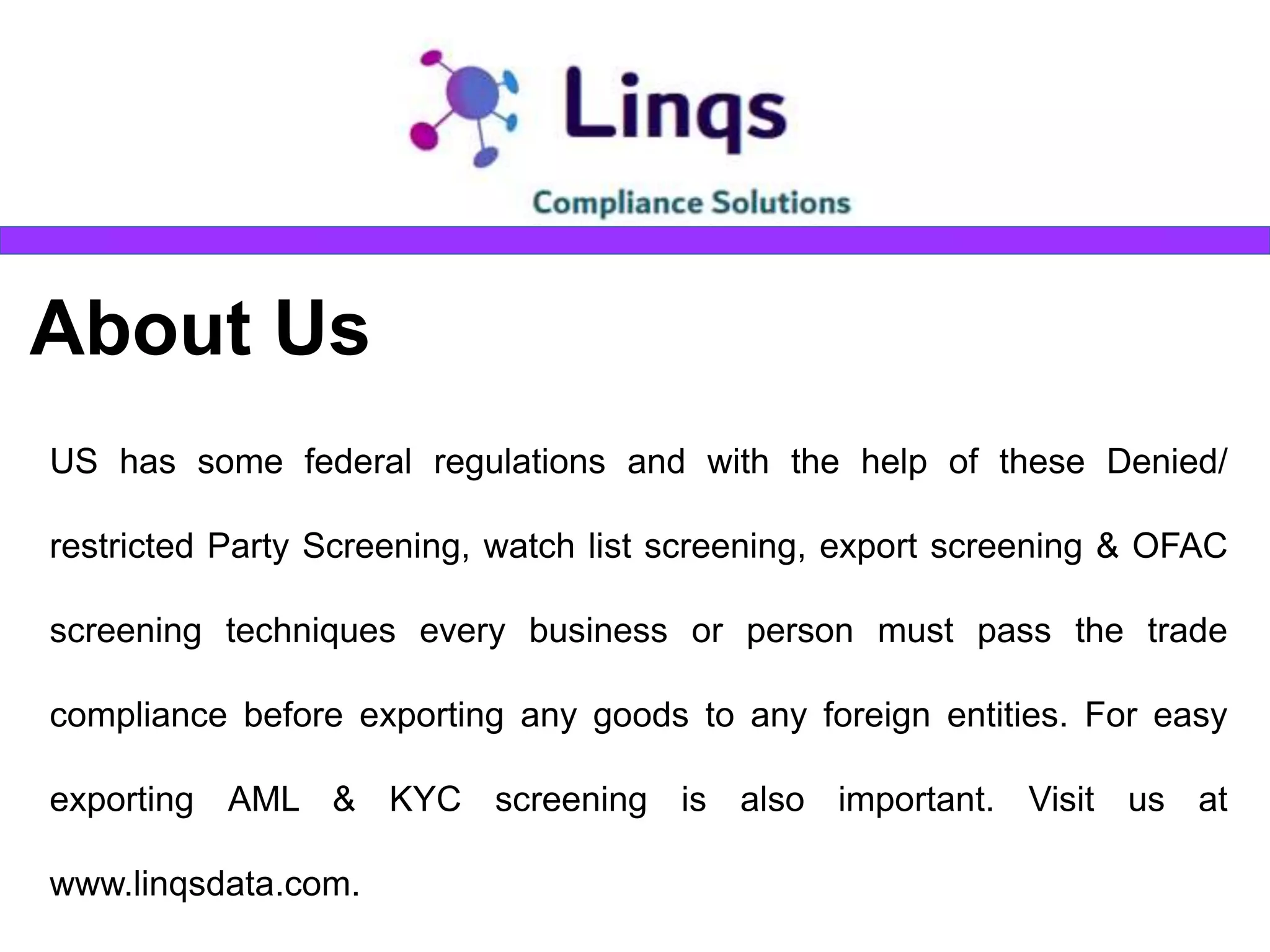 Watch list screening | PPT