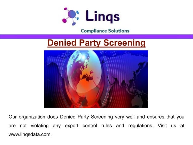 Watch list screening | PPT