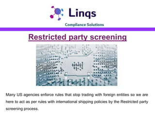 Watch list screening | PPT