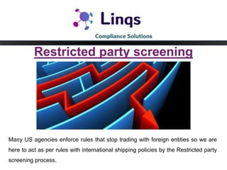 Denied Party Screening | PPT