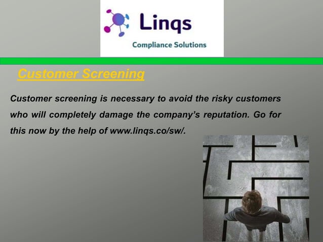 Customer Screening | PPT