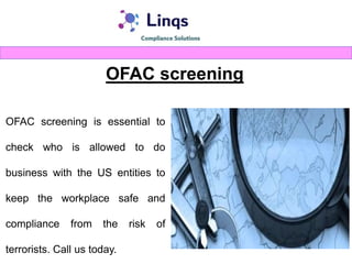 OFAC screening | PPT