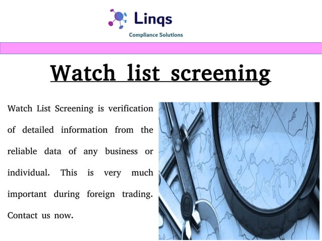 Restricted party screening | PPT