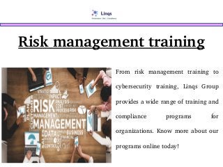 Risk management training | PPT