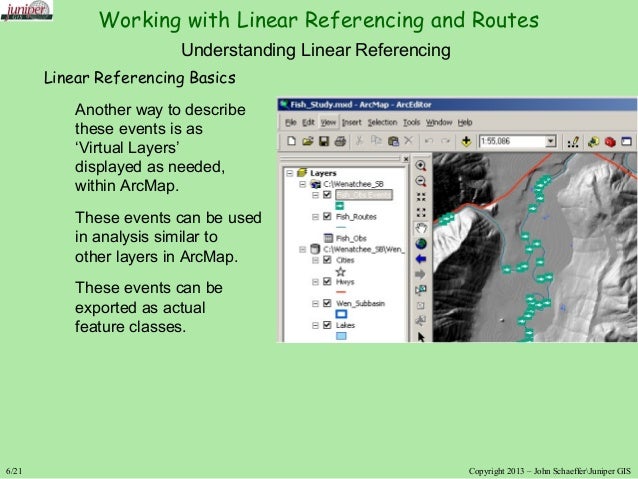 Working with Routes and Linear Referencing in ArcGIS