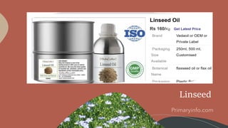 Linseed - Database | PDF