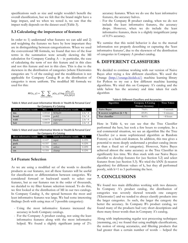 Applying machine learning to product categorization | PDF | Recalls | Consumer Issues