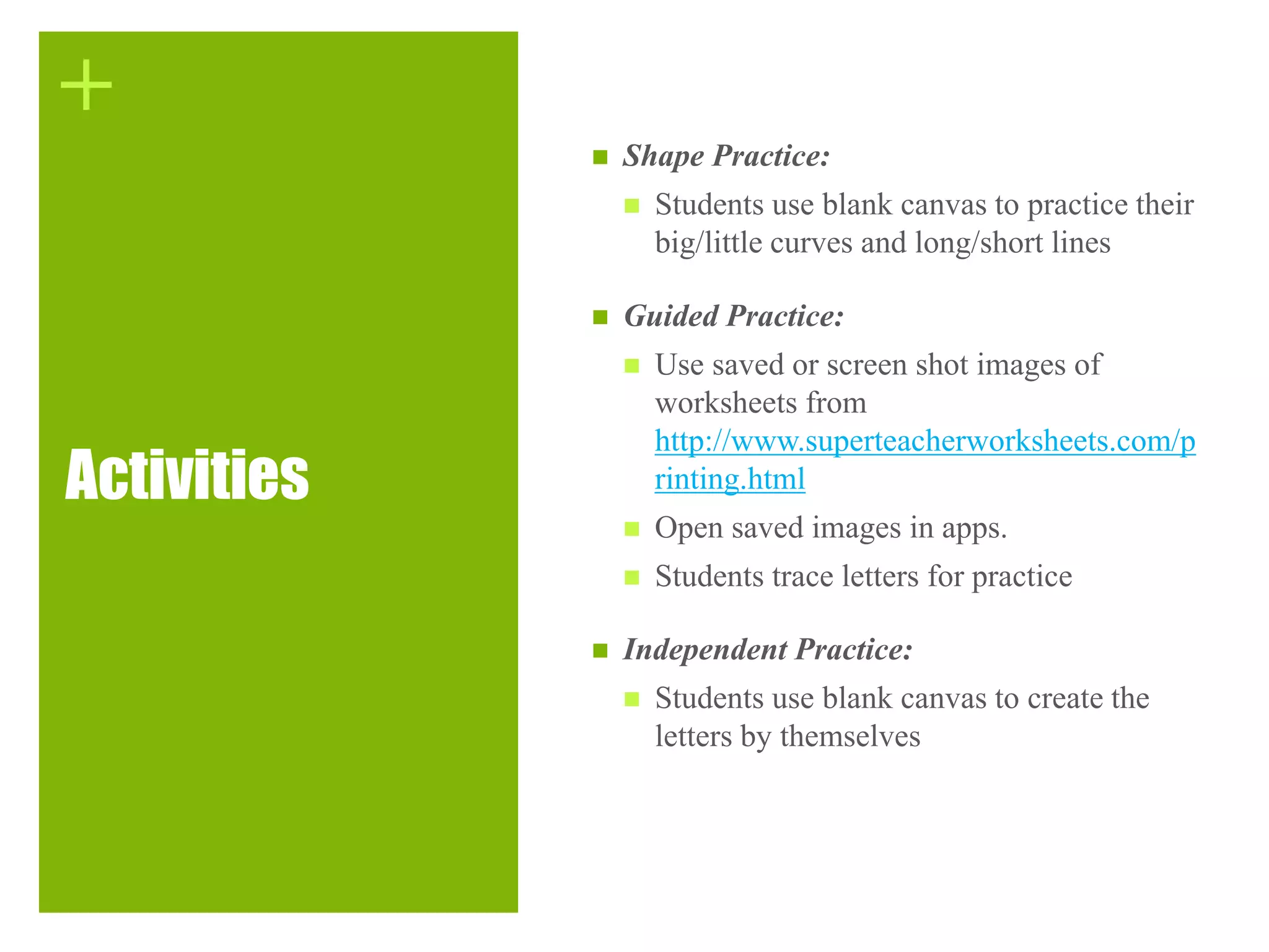 Linsky mobile lesson plan | PPTX | Drawing and Sketching | Arts and Crafts