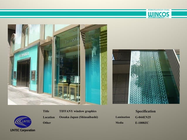 Lintec Window films by PrintLAT for Latin America | PPT