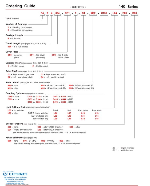 Lintech 130series 140series_specsheet | PDF | Computer Peripherals ...