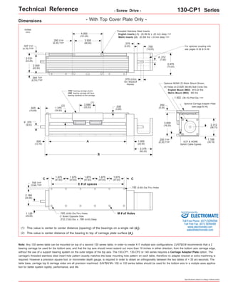 Lintech 130series specsheet | PDF
