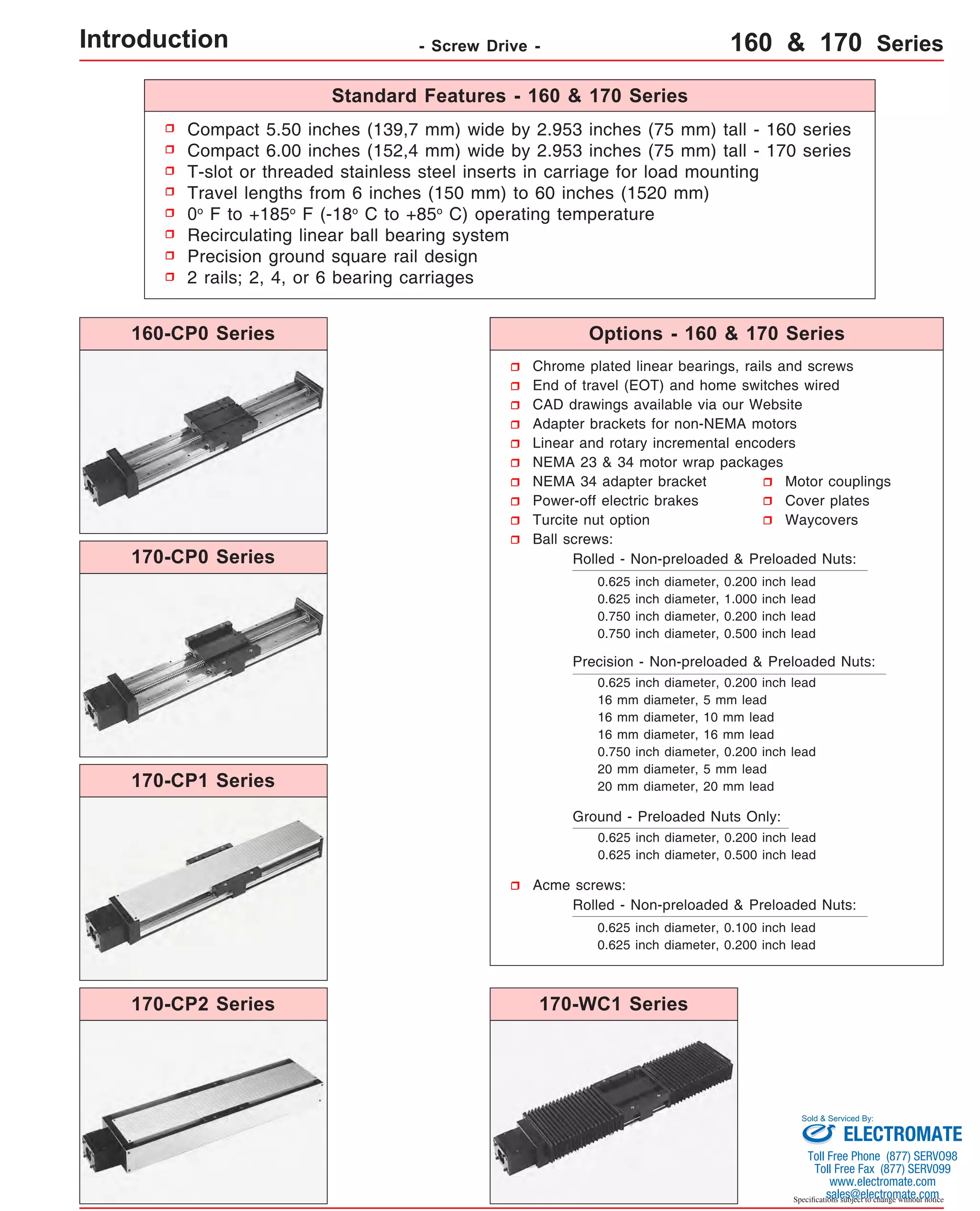 Lintech 160 170_180series_catalog | PDF