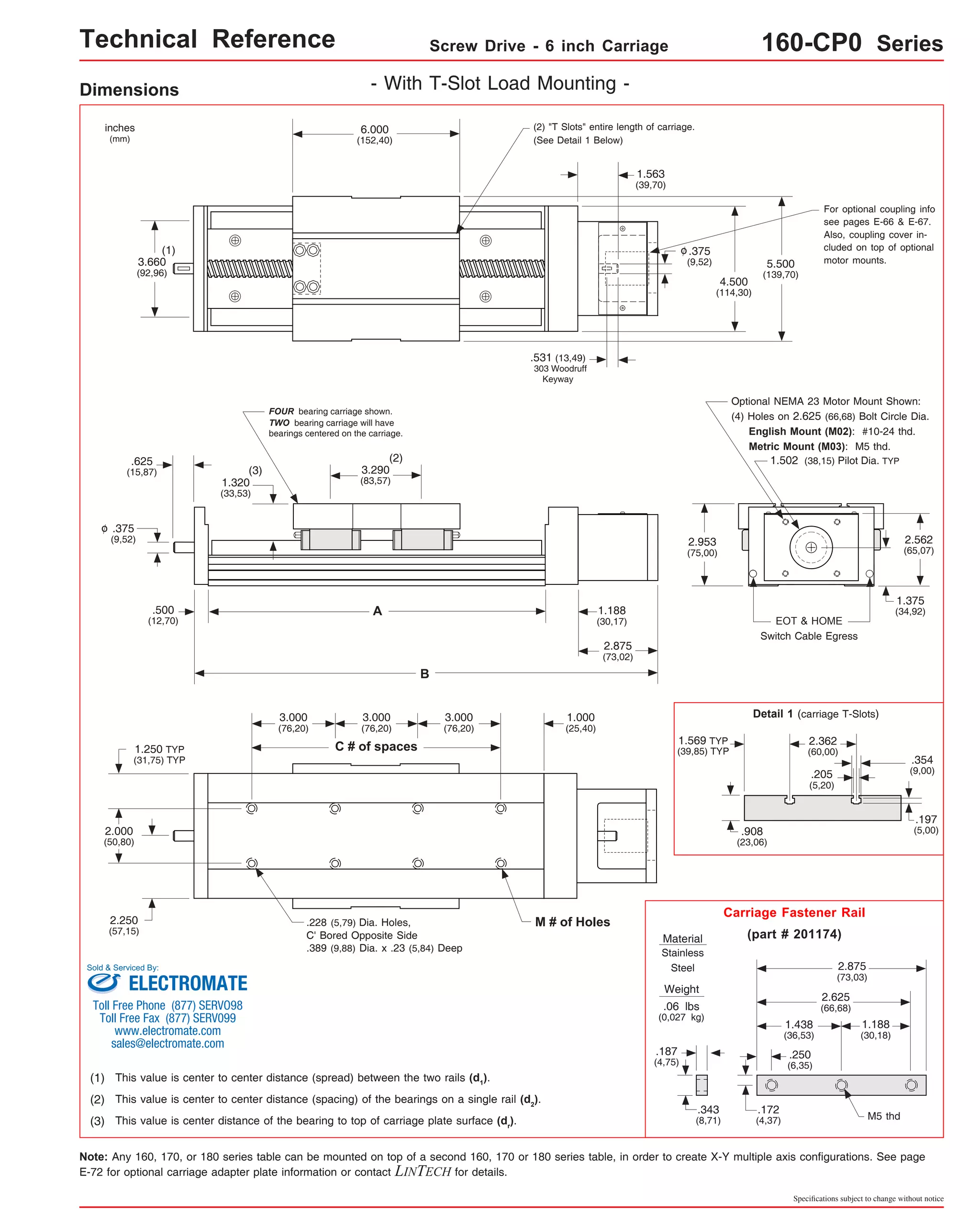 Lintech 160series specsheet | PDF