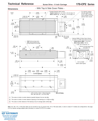Lintech 170series specsheet | PDF