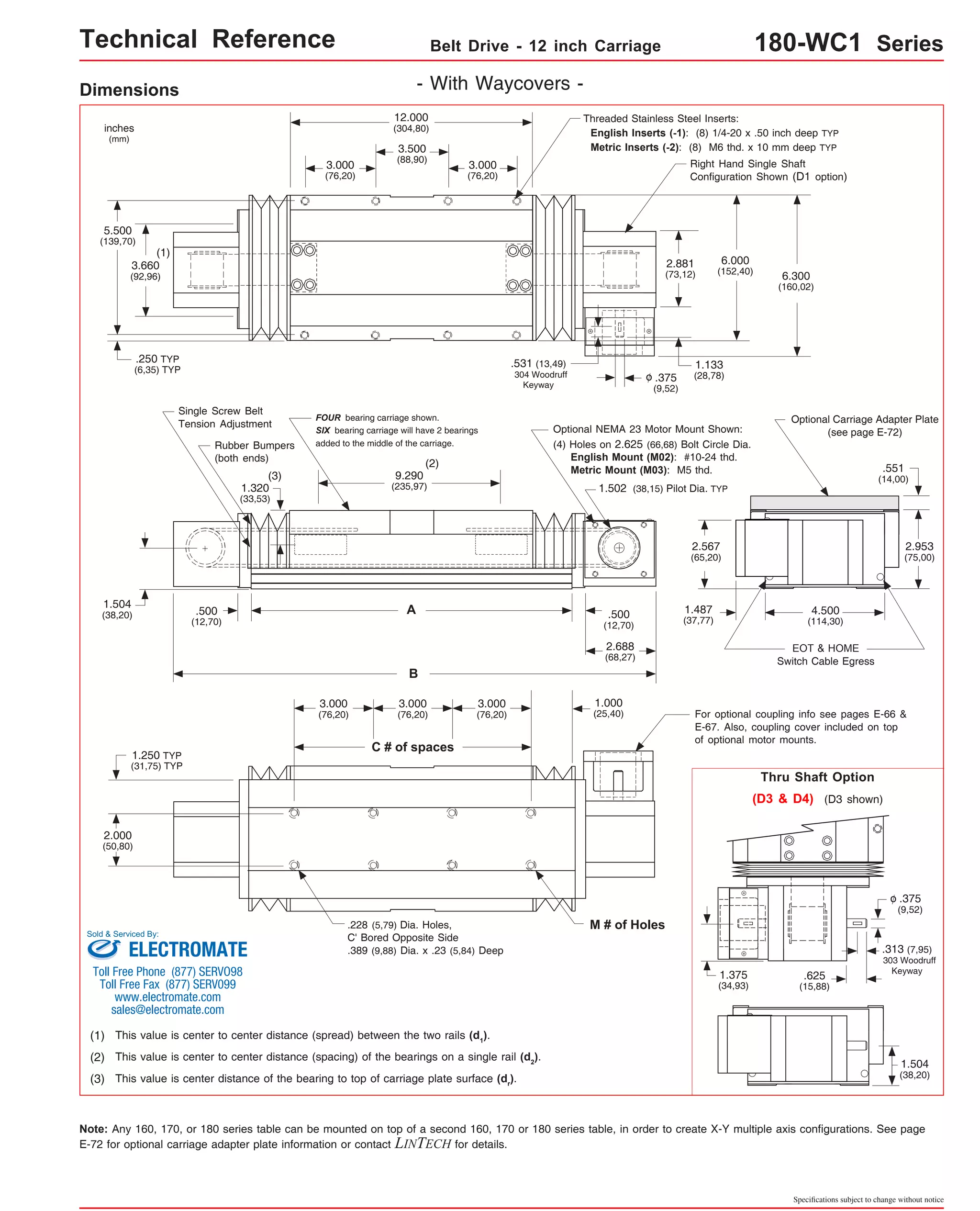 Lintech 180series specsheet | PDF