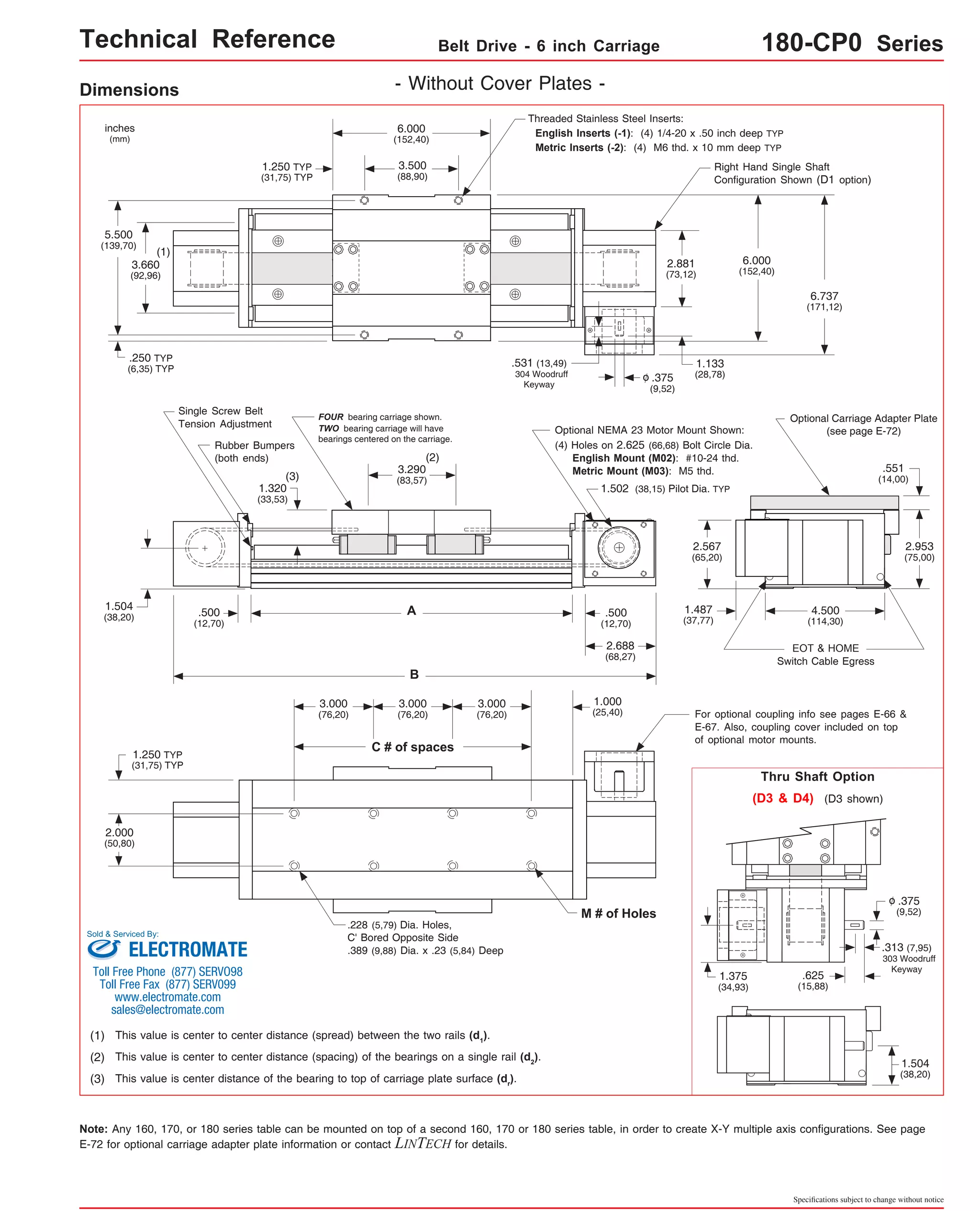 Lintech 180series specsheet | PDF