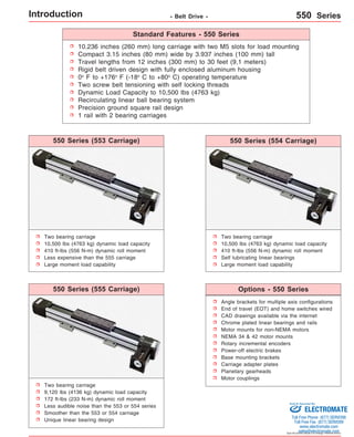 Lintech 550series catalog | PDF