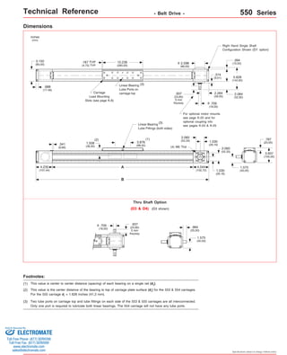 Lintech 550series specsheet | PDF