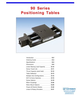 Lintech 90series catalog | PDF