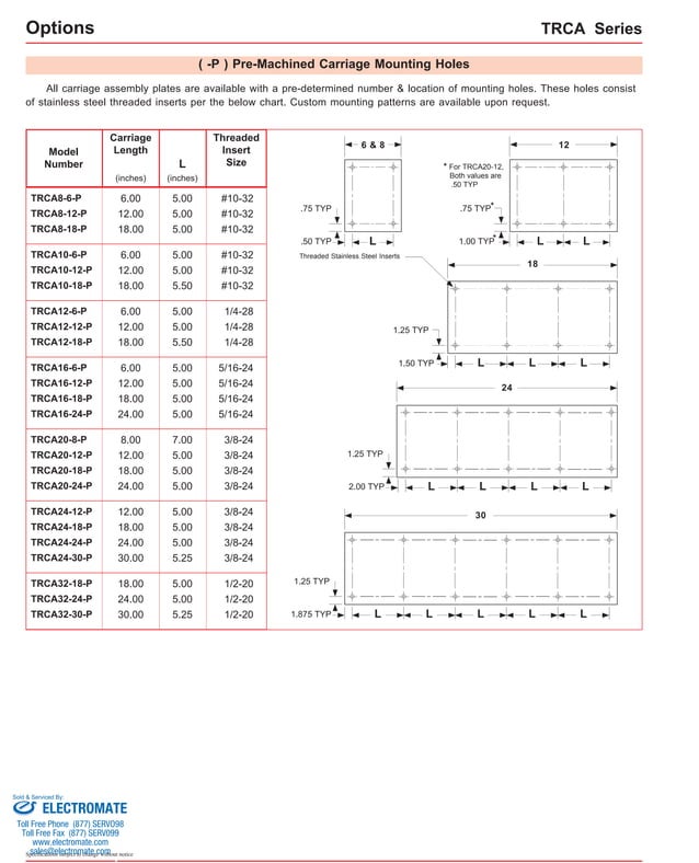 Lintech round rail_bearings_specsheet | PDF | Physics | Science