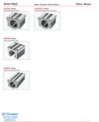 Lintech round rail_bearings_specsheet | PDF