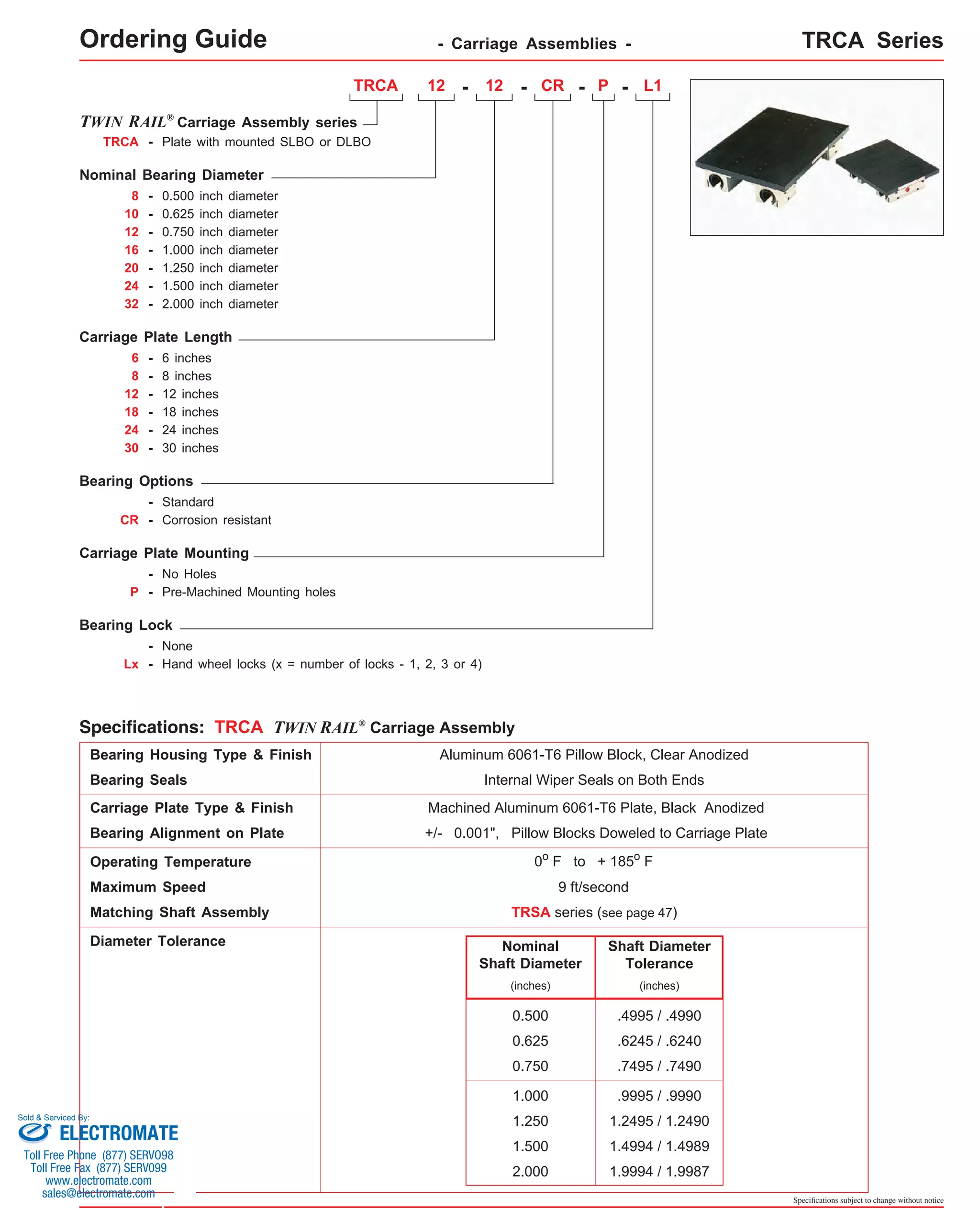Lin tech trc_aseries_specsheet | PDF | Auto Type | Automotive