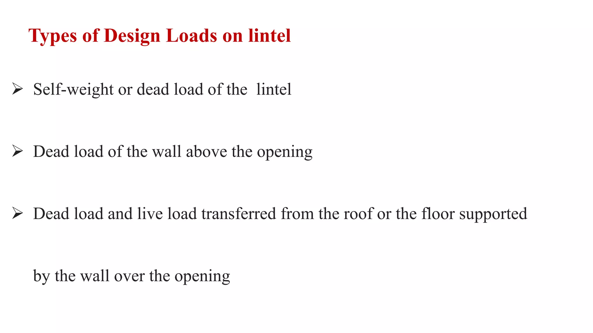 Design of RCC Lintel | PPTX