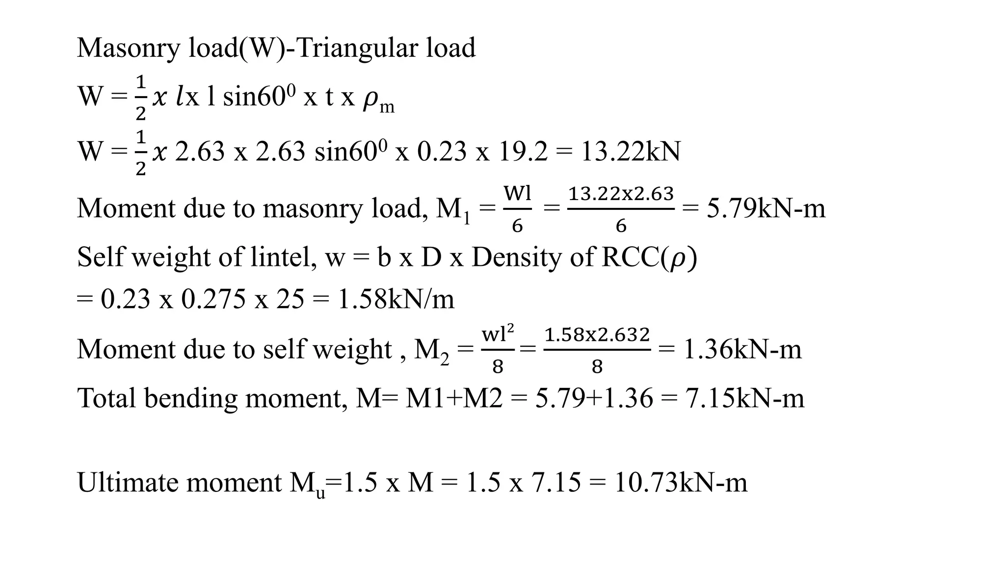 Design of RCC Lintel | PPTX