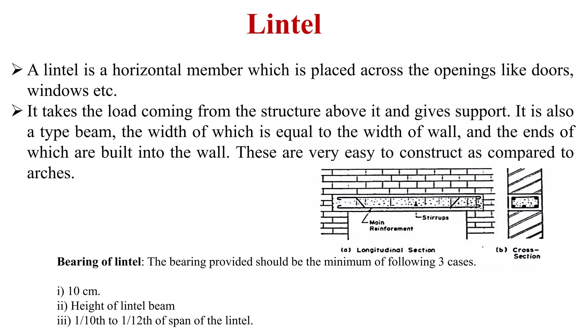 Design of RCC Lintel | PPTX